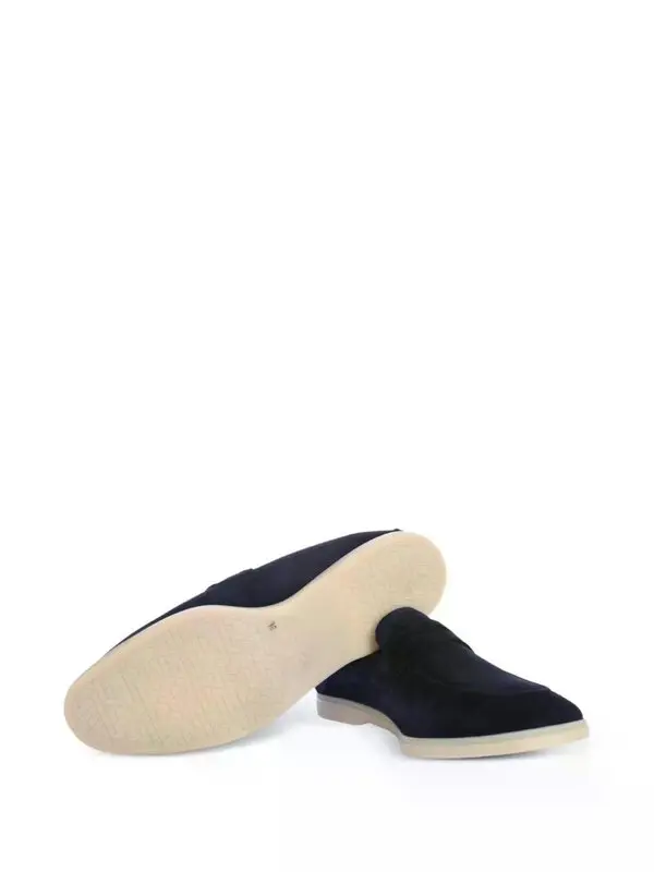 BOUGEOTTE Suede Loafers - Blue