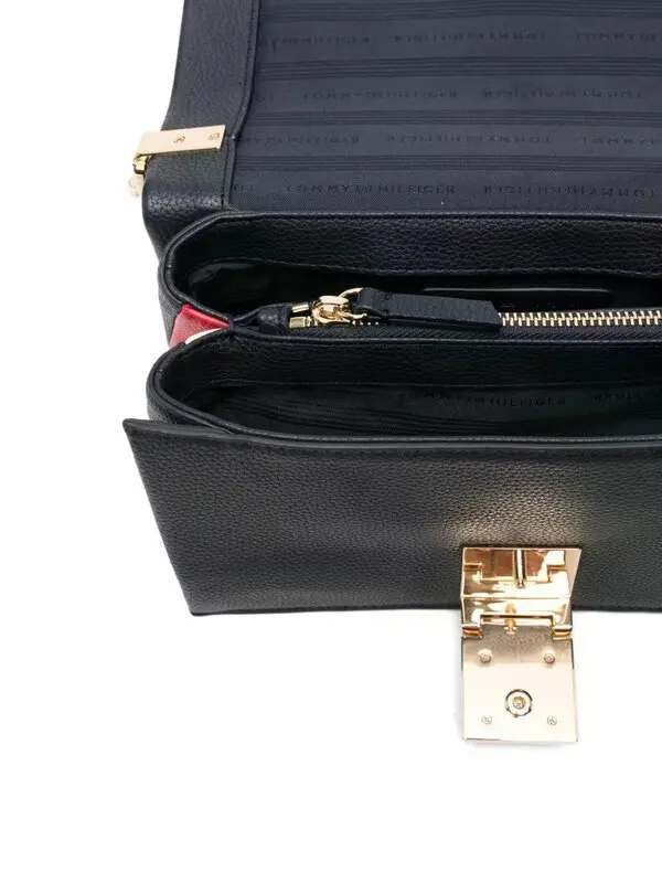 Tommy Hilfiger Logo Plaque Tote Bag