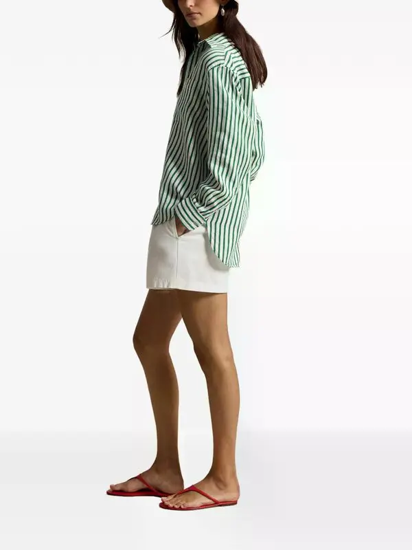 Polo Ralph Lauren Striped Long Sleeve Shirt - Green