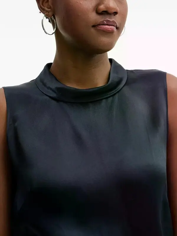 BOSS Sleeveless High Neck Blouse