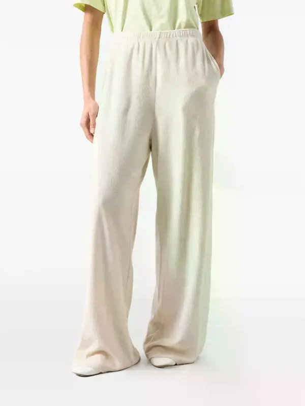 American Vintage Patch Pocket Wide Leg Track Pants - Neutrals