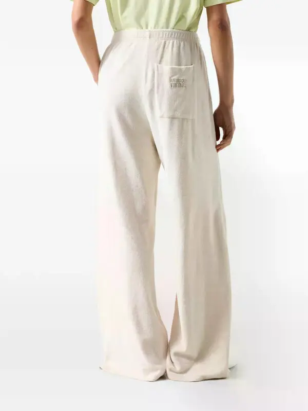 American Vintage Patch Pocket Wide Leg Track Pants - Neutrals