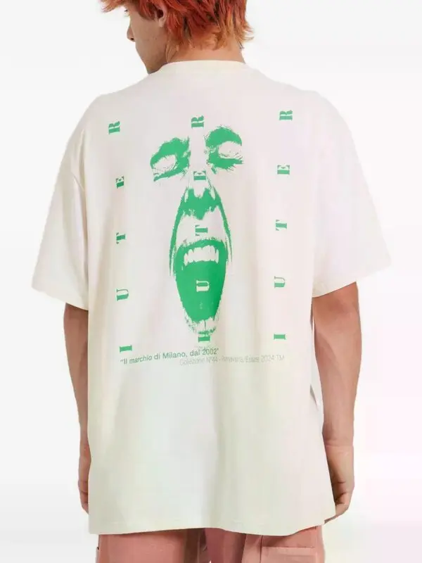 IUTER Face Graphic-print T-shirt