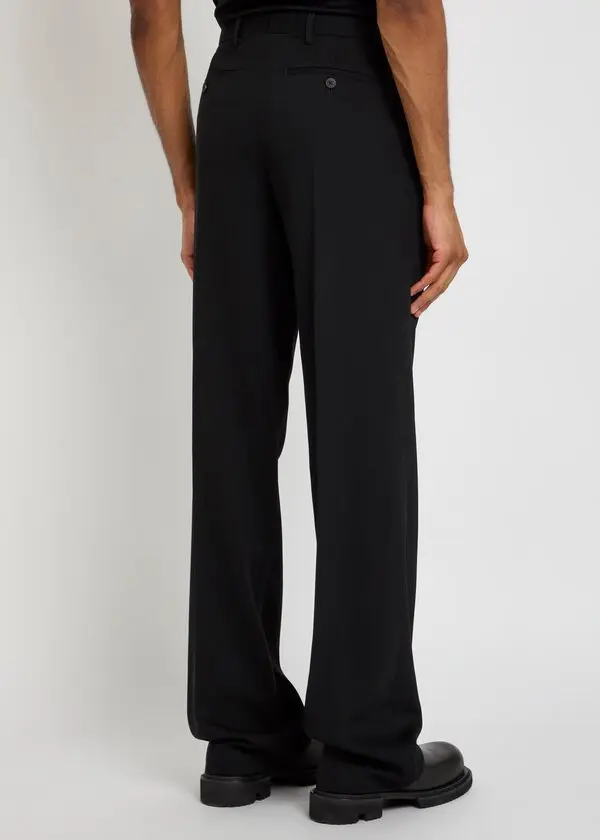 Rick Owens Dietrich Straight-leg Wool Trousers
