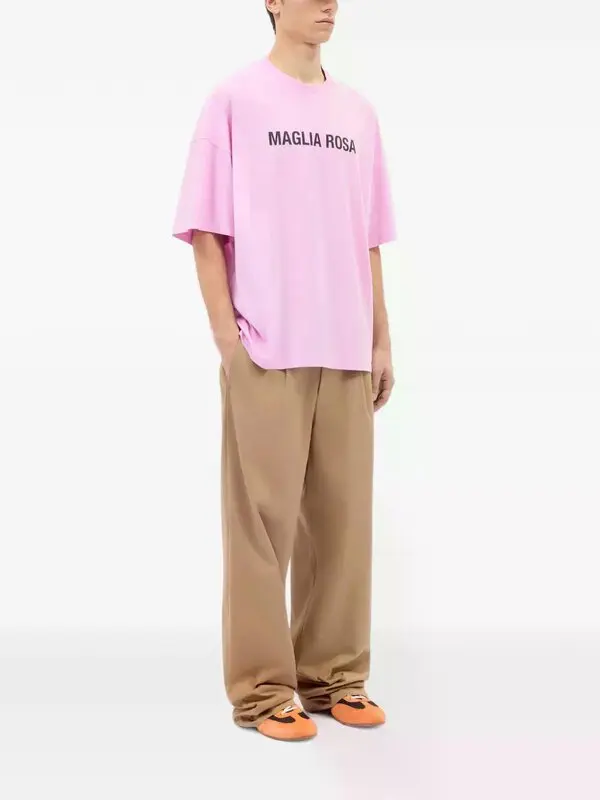 MSGM Pleated Wide-leg Trousers
