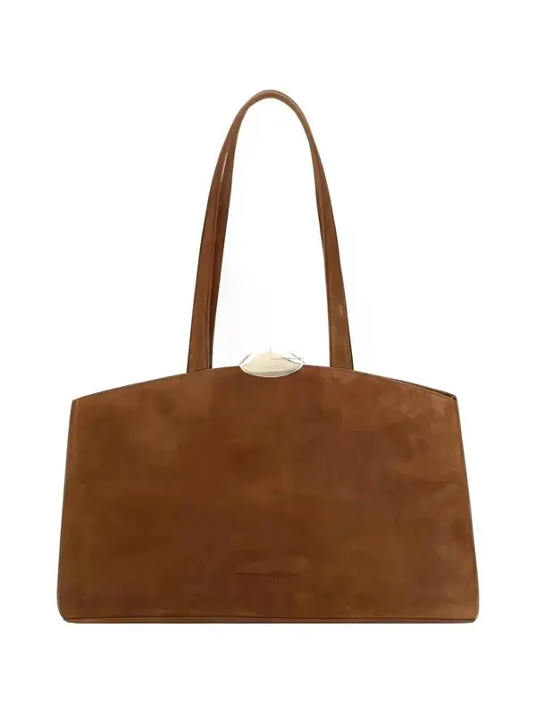 Benedetta Bruzziches Serena Suede Tote Bag - Brown