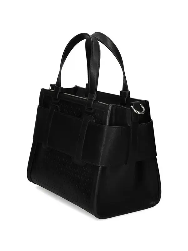 Armani Exchange Perforated Logo Tote Bag