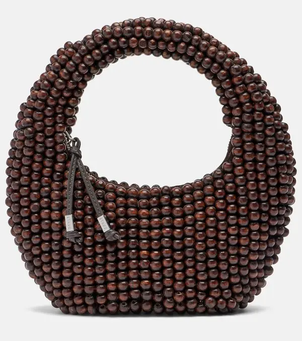Staud Reef Beaded Top-handle Bag
