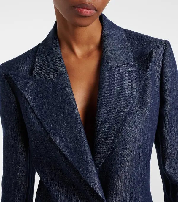 Gabriela Hearst Leiva Linen Blazer