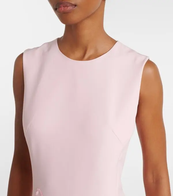 LEO LIN Floral-appliqué Cocktail Dress
