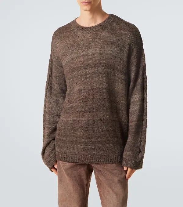 Our Legacy Crew Neck Pullover In Handspun Silk