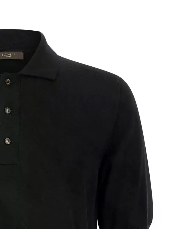 ZANONE Knit Short-sleeve Polo Shirt