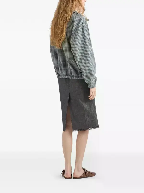 Prada Checked Poplin Jacket