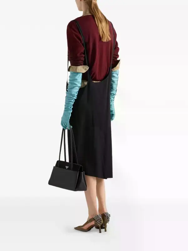 Prada Cashmere V-neck Sweater - Red