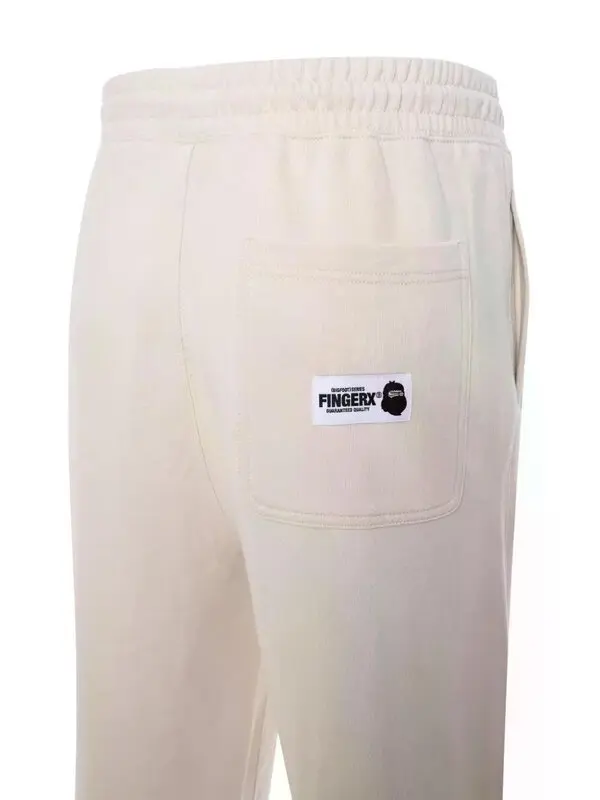 FINGERCROXX Drawstring Logo Track Pants - Neutrals