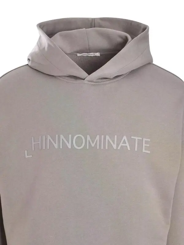 HINNOMINATE Hooded Sweatshirt With Tonal Print