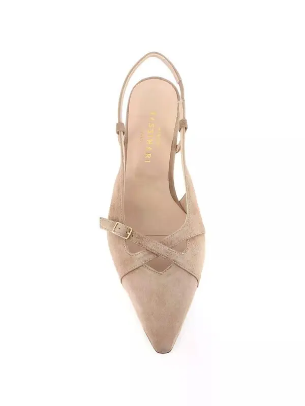 TASSINARI Décolleté Slingback Pumps - Neutrals