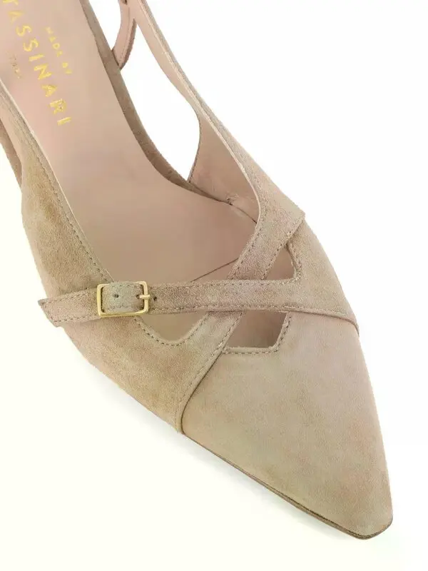 TASSINARI Décolleté Slingback Pumps - Neutrals