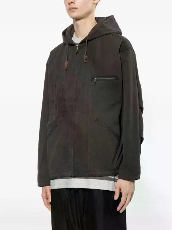 Comme Des Garçons Washed Hooded Jacket