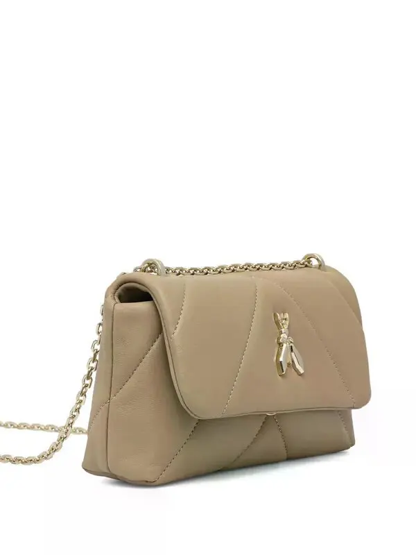 Patrizia Pepe Padded Quilted Cross Body Bag With Chain Strap