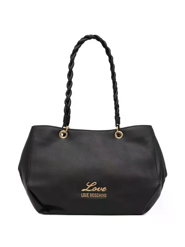 Moschino Braided-handle Tote Bag