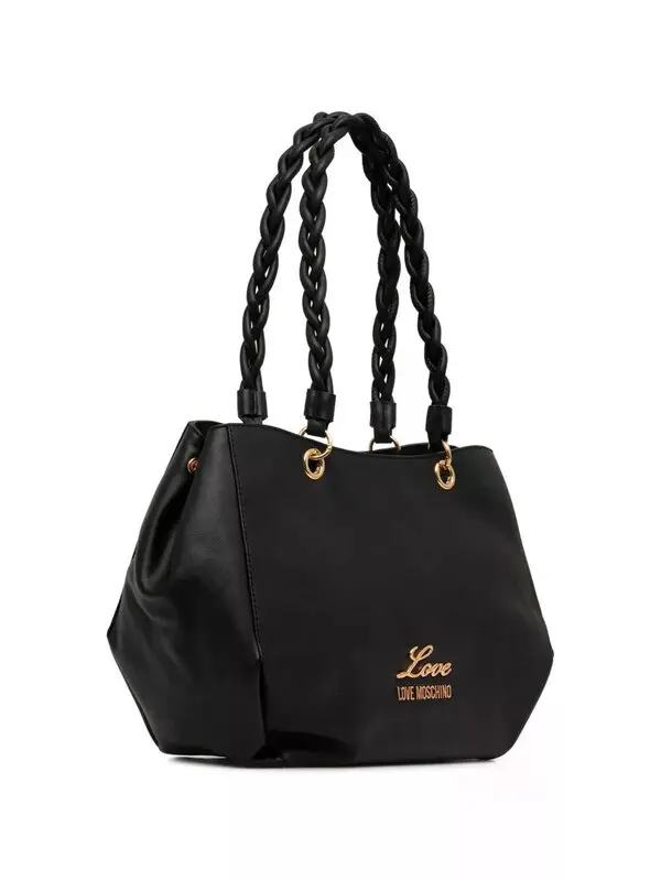 Moschino Braided-handle Tote Bag