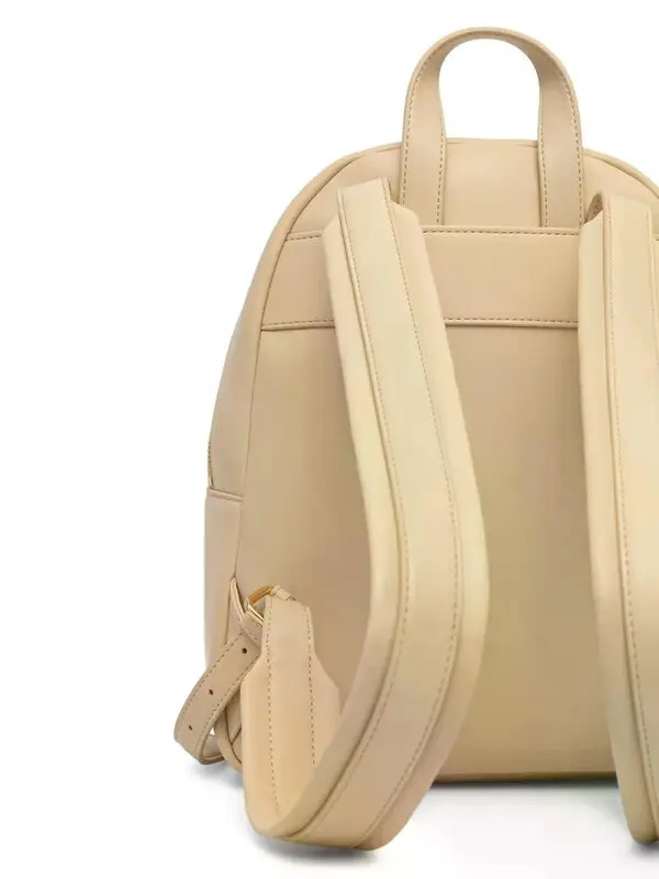Moschino Quilted Logo Plaque Backpack