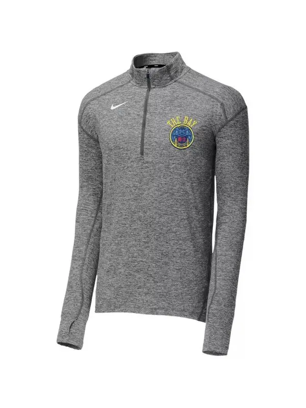 Nike Quarter-zip Long-sleeve Top - Grey