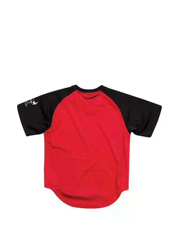 Mitchell & Ness Chicago Bulls V-neck Mesh T-shirt