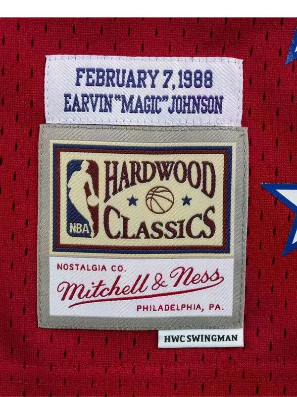Mitchell & Ness Nba Magic Johnson Rhinestone Swingman Vest