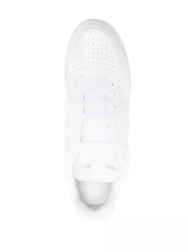 Philipp Plein Royal Street Embossed Logo Sneakers - White