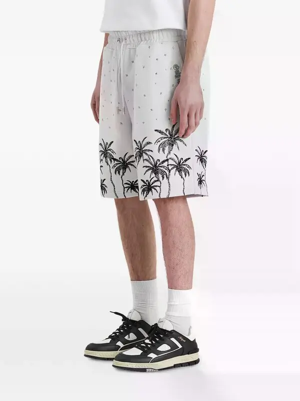 ONLY THE BLIND Starry Night Palm Print Shorts