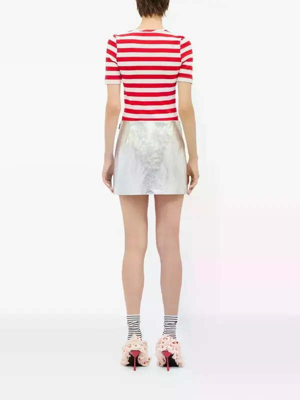 MSGM Striped Mini Skirt