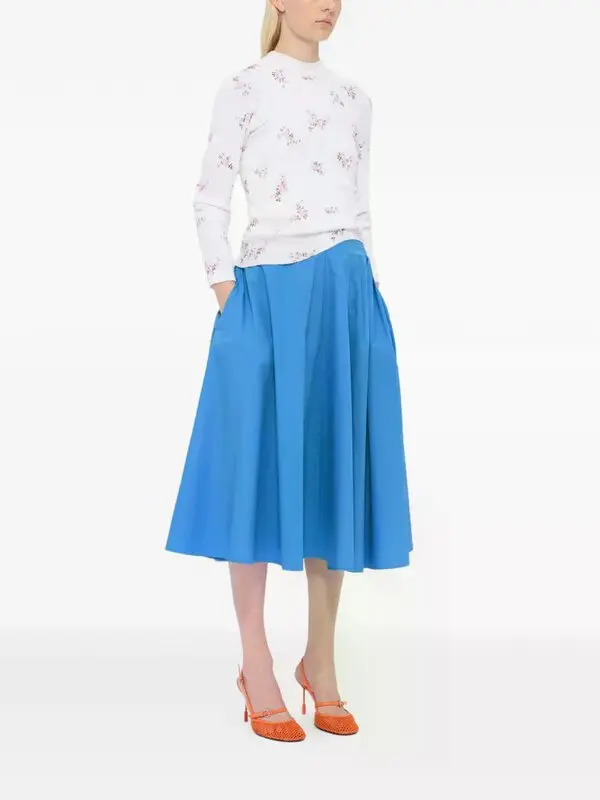 MSGM A-line Midi Skirt