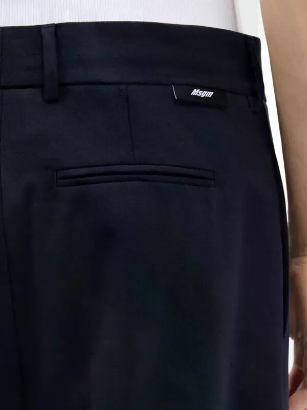 MSGM Belt-loop Wide-leg Trousers