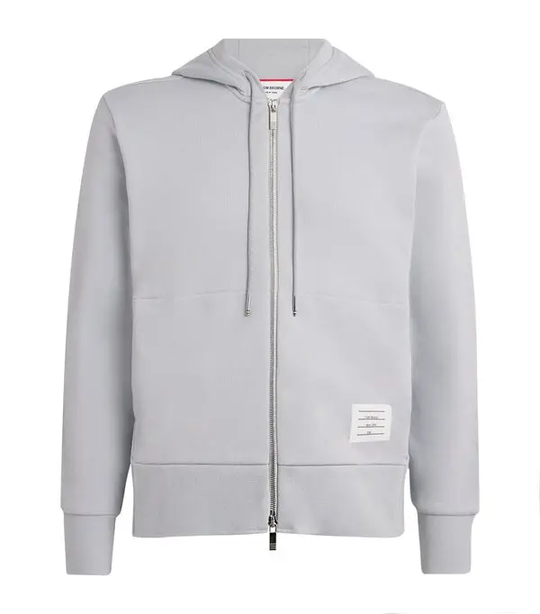 Thom Browne 4-bar Zip-up Hoodie