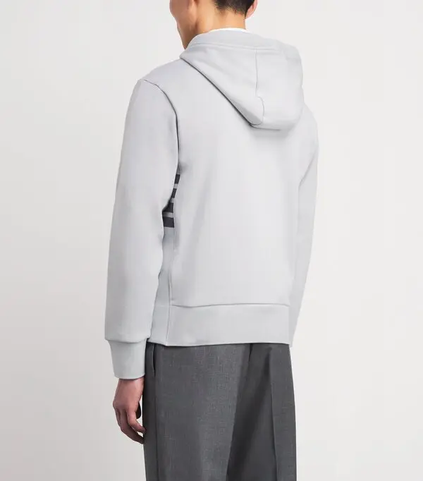 Thom Browne 4-bar Zip-up Hoodie