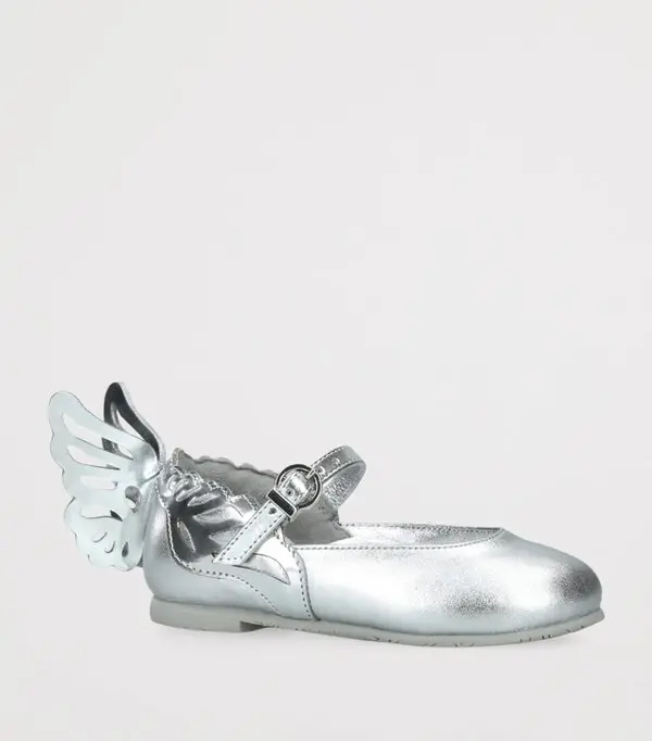 SOPHIA WEBSTER Leather Heavenly Ballet Flats