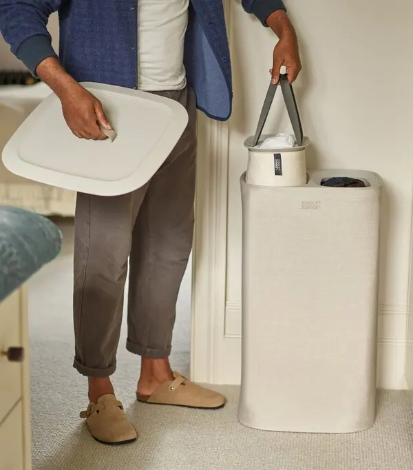 JOSEPH JOSEPH Total Laundry Basket - Ivory