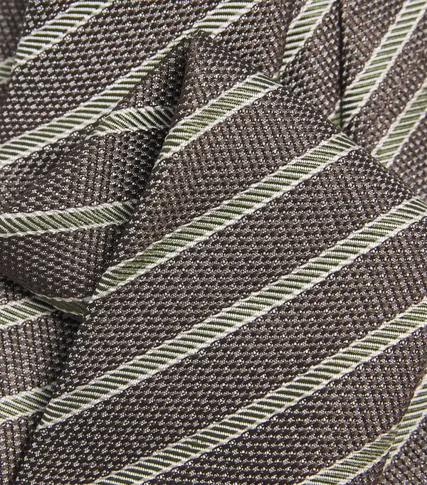 Emporio Armani Silk Stripe Neck Tie