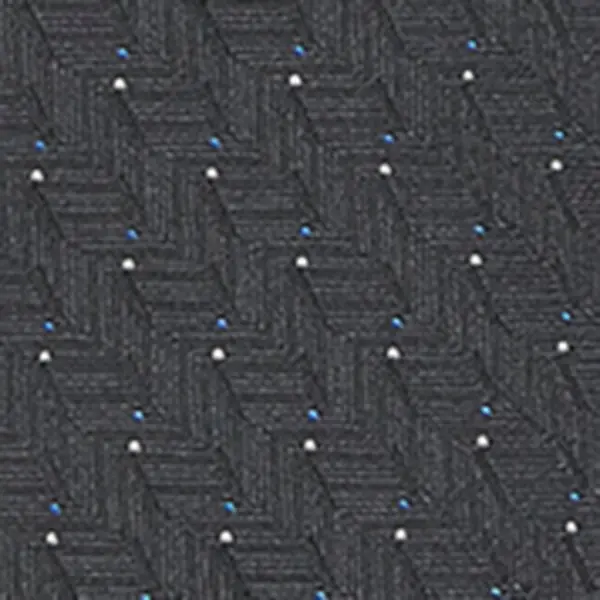 Emporio Armani Silk Jacquard Neck Tie - Blue