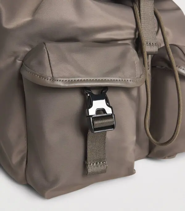 Emporio Armani Logo Backpack - Brown