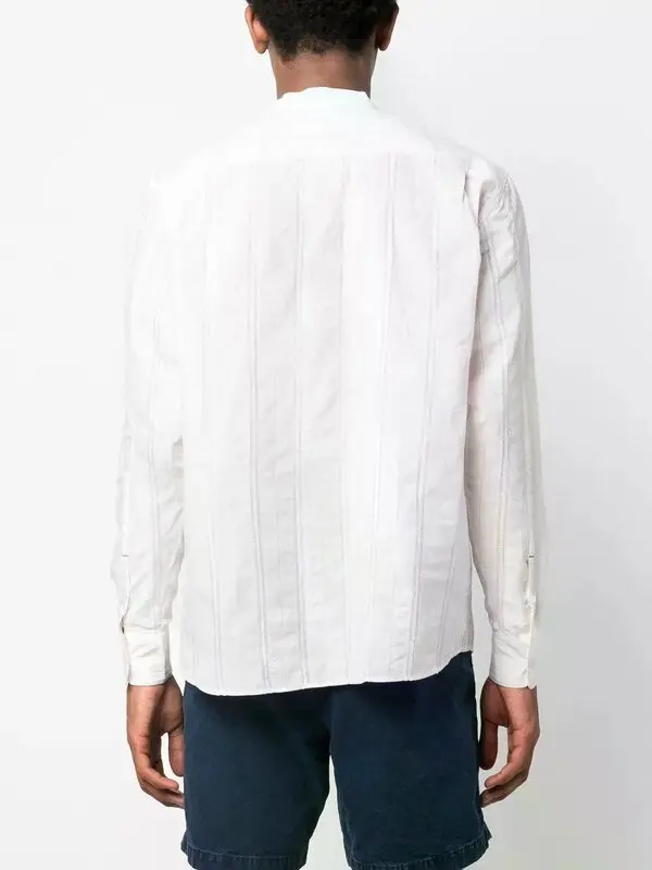 Orlebar Brown Hemlock Striped Henley Shirt