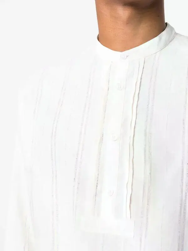 Orlebar Brown Hemlock Striped Henley Shirt