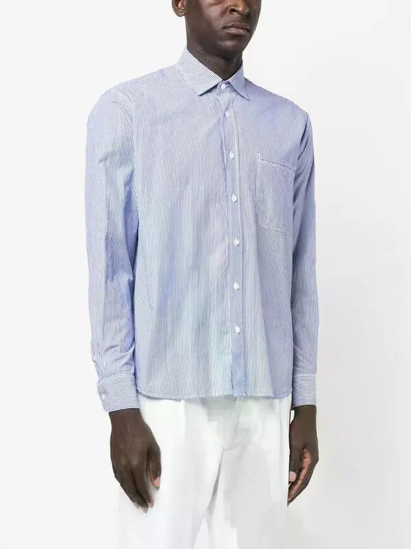 Orlebar Brown Grasmoor Long-sleeve Striped Shirt