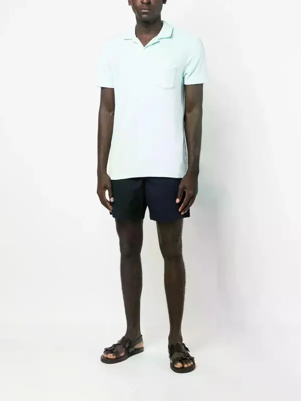 Orlebar Brown Terry Short-sleeve Polo Shirt - Blue