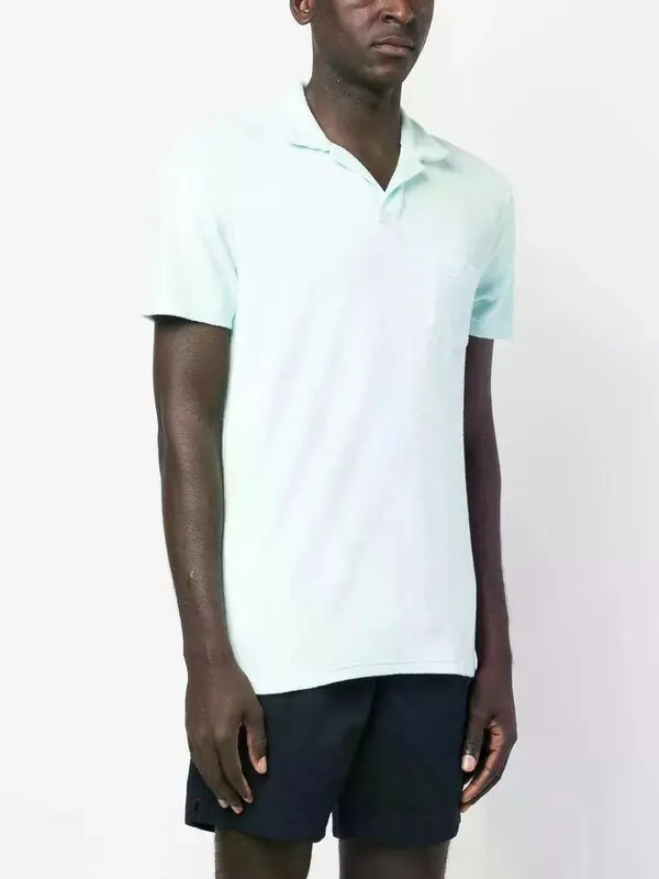 Orlebar Brown Terry Short-sleeve Polo Shirt - Blue