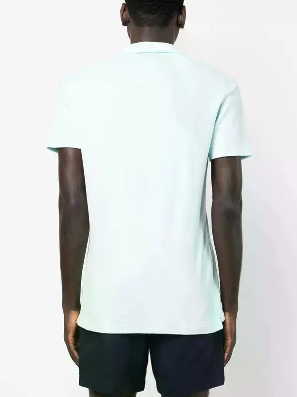 Orlebar Brown Terry Short-sleeve Polo Shirt - Blue