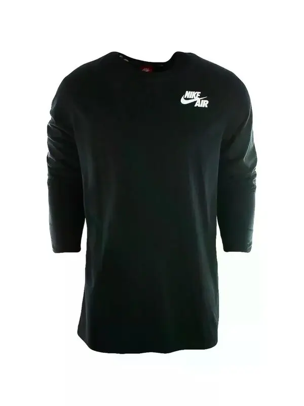 Nike Long Sleeve Logo Detail T-shirt - Black