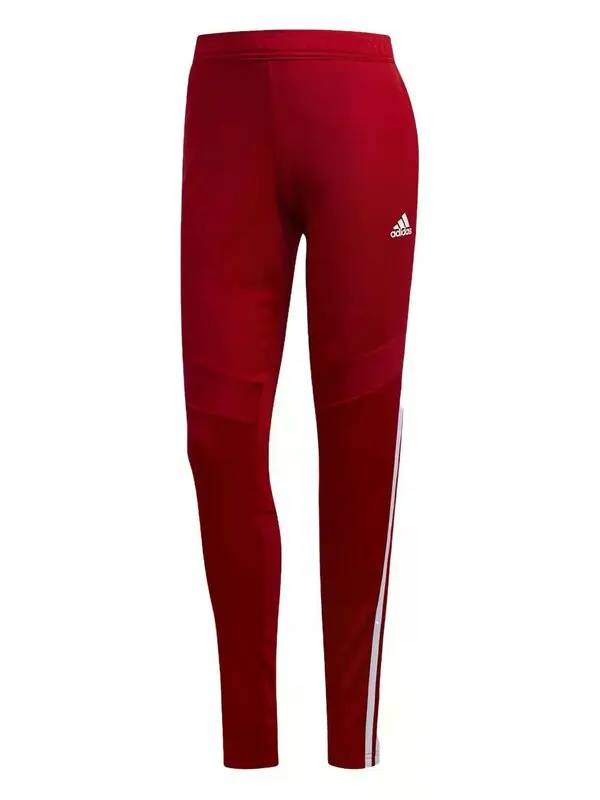 Adidas Striped Track Pants - Red